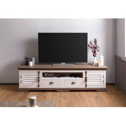 TV-Board Mango 200x45x55 wei&szlig; lackiert TOULOUSE #110