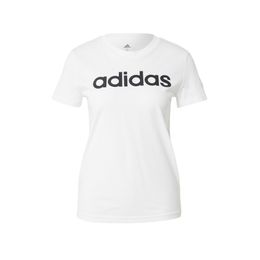 adidas Sportswear Performance Shirt 'Essentials Logo' female size XS Black / White