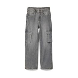 Tchibo - Kinder Wide Leg Jeans &ndash; Fit &raquo;Finn&laquo; - Kinder - Gr. 146 - hellgrau