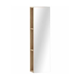 Tchibo - Spiegelregal &raquo;Piazza&laquo; - 30x19,6x110,6cm - braun - Holz / Glas / Metall