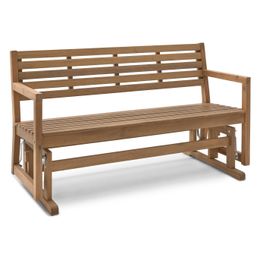 Tchibo - Schaukel-Gartenbank - 150x73x87,5cm - braun - Akazienholz / Stahl / Polypropylen