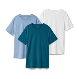 Tchibo - 3 Kinder-T-Shirts - Jungen - Gr. 170/176 - wei&szlig;