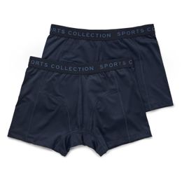 Tchibo - 2 Sport-Slipboxer - Herren - Gr. S/4 - dunkelblau