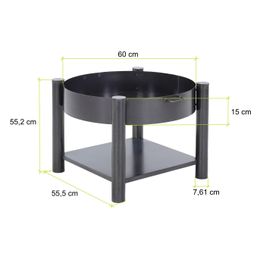 Buschbeck Feuerschale &raquo;Zahara&laquo; - dunkelgrau