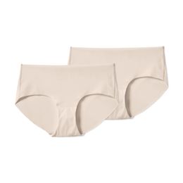 Tchibo - 2 Magic-Cut-Pantys - Damen - Gr. L - creme