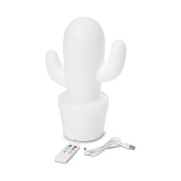 Tchibo - LED-Outdoor-Akku-Tischleuchte - 22,7x11,4x33,3cm - wei&szlig; - Polyethylen