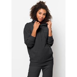 Jack Wolfskin Damen Kapuzenpullover &raquo;ESSENTIAL HOODY W&laquo; schwarz XL (46)
