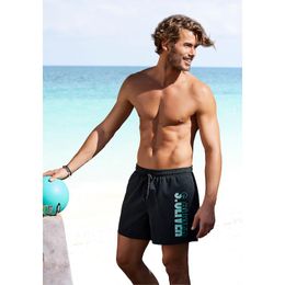 s.Oliver Herren s.Oliver Badeshorts mit seitlichem Logodruck schwarz S (46/48), N-Gr