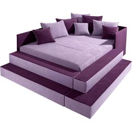 Maintal Polsterbett Spielwiese oder Schlafplatz bunt Liegefl&auml;che L&auml;nge B: 200cm x 100cm, Microvelours, H&ouml;he Bett: 72cm, Festpolsterung