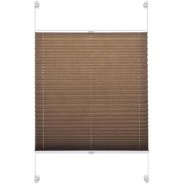 Sch&ouml;ner Wohnen Kollektion SCH&Ouml;NER WOHNEN-Kollektion Plissee &raquo;Sch&ouml;ner Wohnen&laquo; Lichtschutz ohne Bohren verspannt mit Klemmtr&auml;ger braun Obermaterial: 95% Polyester, 5% Metall 