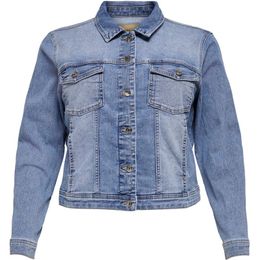 Only Carmakoma Damen Only CARMAKOMA Jeansjacke &raquo;CARWESPA LS JACKET&laquo; blau 50