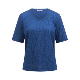 Peter Hahn - Rundhals-Shirt, blau, Gr. 38 / S