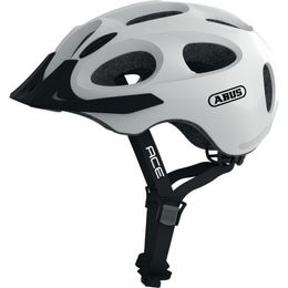 Abus Fahrradhelm &raquo;YOUN-I ACE&laquo; wei&szlig; L Kopfumfang: 56cm - 61cm Fahrradhelm