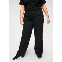 H.I.S. H.I.S Damen Jogginghose Gro&szlig;e Gr&ouml;&szlig;en schwarz-wei&szlig; 50, N-Gr