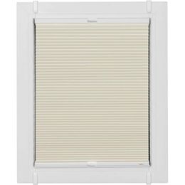 SUNLINES Wabenplissee &raquo;Budget Wabe Verdunklung&laquo; abdunkelnd ohne Bohren verspannt Klemmfix, glatt beige Obermaterial: 85% Polyester, 15% sonstige 