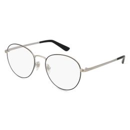 Vogue VO4024 Brille Damen | Fassung: Vollrand, Panto, Silber Schwarz