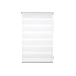 Liedeco Doppelrollo &raquo;Klemmfix-Duo-Rollo&laquo; Lichtschutz ohne Bohren 1 St&uuml;ck wei&szlig; Polyester 160cm, 60cm