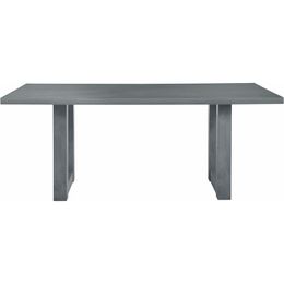 M&auml;usbacher Esstisch &raquo;Mister&laquo; Gestell in U-Form grau B/H/T: 160cm x 75cm x 90cm, Gestell: Graphitfarben