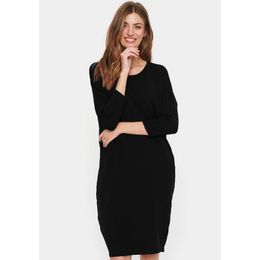 Saint Tropez Damen Strickkleid &raquo;MilaSZ R-N Dress&laquo; mit 3/4 &Auml;rmel schwarz XS, N-Gr
