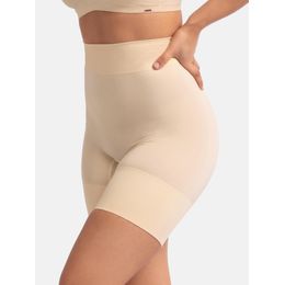Shapinghose Dorina, Damen, Gr. L, beige (beige, schwarz), Obermaterial: 83% Polyamid, 17% Elasthan, unifarben, Unterhosen Shapinghose