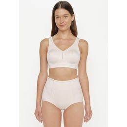 B&uuml;gelloser BH SuSa "Cremona", Damen, Gr. 85, Cup D, beige (sand), Obermaterial: 65% Polyamid, 28% Elasthan, 7% Polyester, gestreift, bequem, BHs B&uuml;gelloser BH, St&uuml;tzfunktion, vorgeformte Cups, Streifenoptik vorn