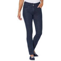 Damen Jeans mit Stretch-Einsatz hinten dark blue, Gr&ouml;&szlig;e 26