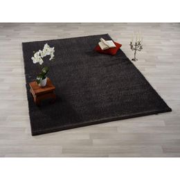 Gallery M branded by Musterring Hochflor-Teppich &raquo;Solo&laquo; rechteckig 30 mm H&ouml;he besonders weich durch Microfaser, Wohnzimmer braun Kunstfaser B : 68cm 1