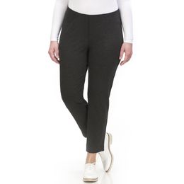 Schlupfhose KjBRAND "Susie XS Jersey", Damen, Gr. 54, N-Gr, grau (anthrazit), Jersey, Obermaterial: 68% Viskose, 27% Polyamid, 5% Elasthan, kn&ouml;chellang, Hosen Schlupfhose, Sommerhose mit Schlupfbund