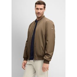 Blouson Cinque "CIRAPID", Herren, Gr. M, braun (dunkelbraun), Web, Obermaterial: 100% Polyester, unifarben, regular fit h&uuml;ftlang, Rundhals, eingesetzt Rippstrickb&uuml;ndchen, Jacken Blouson, regular fit, mit Strickb&uuml;ndchen