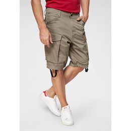 G-Star Raw Cargoshorts G-STAR "Rovic zip loose", Herren, Gr. 30, N-Gr, beige, Obermaterial: 97% Baumwolle, 3% Elasthan, unifarben, bequem, Hosen Cargoshorts