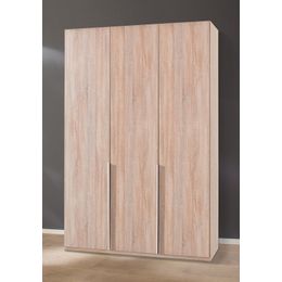 Kleiderschrank wimex "New York", braun (struktureichefarben hell), B:135cm H:208cm T:58cm, Schr&auml;nke, Kleiderschrank, in vielen Breiten, 208 oder 236cm hoch