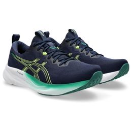 Laufschuh asics "GEL-PULSE 16", Herren, Gr. 46, midnight, lucid gelb, Textil, Schuhe Laufschuh
