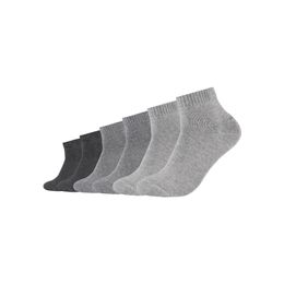 Kurzsocken s.Oliver "originals", Damen, Gr. 43-46, grau (graut&ouml;ne), Baumwollmischung, meliert, normal, Socken Kurzsocken, mit weichem Bund, Topseller