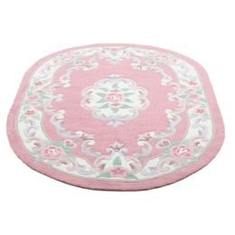 Teppich Theko "Ming" Gr. 41, rosa (ros&eacute;), B:120cm H:14mm L:170cm, Kunstfaser, Teppiche, Teppich, hochwertiges Acrylgarn, ideal im Wohnzimmer & Schlafzimmer