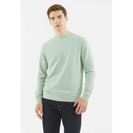 Sweatshirt INDICODE "INFence", Herren, Gr. XL, sea foam, Sweatware, Obermaterial: 60% Baumwolle, 40% Polyester, unifarben, regular fit normal, Rundhals, Rippb&uuml;ndchen, Sweatshirts Sweatshirt