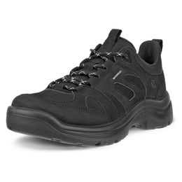 Sneaker Ecco "Offroad W", Damen, Gr. 38, schwarz, Leder, Schuhe Sneaker, Schn&uuml;rschuh, Outdoorschuh, Wanderschuh mit Waterproof-Ausstattung