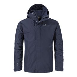 Sch&ouml;ffel 3-in-1-Funktionsjacke SCH&Ouml;FFEL "3in1 Jacket Style Okere MNS", Herren, Gr. 56, blau, Obermaterial: 100% Polyester, normal, Jacken 3-in-1-Funktionsjacke, Wasserdicht, winddicht, atmungsaktiv &Uuml;bergangsjacke