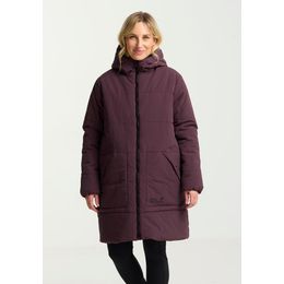 Funktionsmantel Jack Wolfskin "NORTHERN LITE COAT W", Damen, Gr. XXL, amaranth, Obermaterial: 100% Polyamid. Futter: 100% Polyester. Wattierung: 100% Polyester, M&auml;ntel Funktionsmantel, W&auml;rmend, winddicht, &Uuml;bergangsjacke