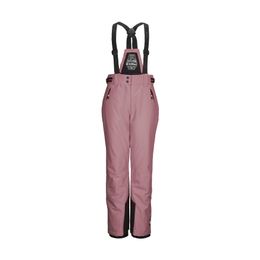 Skihose Killtec "KSW 213 GRLS SKI PNTS", M&auml;dchen, Gr. 140, Normalgr&ouml;&szlig;en, rosa (pink), Obermaterial: 100% Polyester;Futter: 100% Polyester;F&uuml;llung: 100% Polyester, Hosen Skihose, Wasserdichte, atmungsaktive Skihose mit verstellbarer Taille
