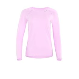 Langarmshirt WINSHAPE "AET118LS", Damen, Gr. XXL, rosa (lavender rose), 85% Polyester, 15% Elasthan, Rundhals, Shirts Langarmshirt, Functional Light and Soft Long Sleeve Top