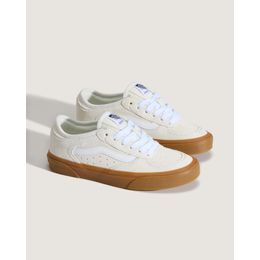 Sneaker Vans "ROWLEY CLASSIC", Herren, Gr. 42, marshmallow, Leder, Schuhe Sneaker, unisex