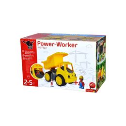 BIG 800054836 - Power-Worker - Beweglicher Kipper mit schwankbarer Ladekappe