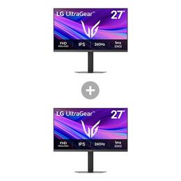 LG 2x UltraGear&trade; G4 27 &Prime; 240 Hz FullHD Gaming Monitor│27G440A mit sRGB 99% (Typ.), 1ms (GtG), HDMI 2.1 27G440AB.27G4001