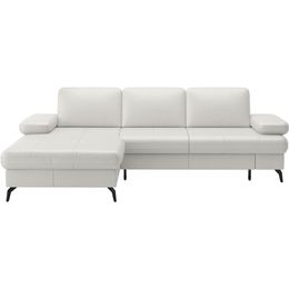 Sit & More Ecksofa SIT & MORE "Morris Jubi", reinwei&szlig;, B:247cm H:83cm T:171cm, Sofas, Ecksofa, mit Armteilfunktion & 1 Zierkissen, optional Bettfunktion