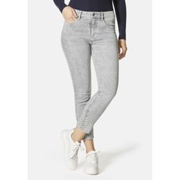 5-Pocket-Jeans STOOKER WOMEN "Florenz Acid Wash Slim Fit Jeans", Damen, Gr. 36, L&auml;nge 26, grau (grau denim acid), Denim/Jeans, 78% Baumwolle, 20% recycled Polyester, 2% Elasthan, slim fit lang, Jeans 5-Pocket-Jeans, Slim Fit Casual Clean Wash Denim Jeans f&uuml;r Damen