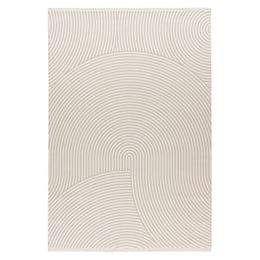 Teppich Kayoom "Stage 225", elfenbein, B:200cm H:11mm L:290cm, Polypropylen, Teppiche, Teppich, weicher Kurzflor, modernes Design, Wohnzimmer