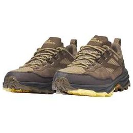 Wanderschuh Jack Wolfskin "CYROX TEXAPORE LOW W", Damen, Gr. 38, beige (sand storm), Leder, Textil, Schuhe Wanderschuh, Wasserdicht, Trekkingschuh