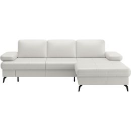 Sit & More Ecksofa SIT & MORE "Morris Jubi", reinwei&szlig;, B:247cm H:83cm T:171cm, Sofas, Ecksofa, mit Armteilfunktion & 1 Zierkissen, optional Bettfunktion