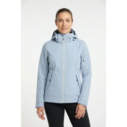 Softshelljacke Icepeak "BATHGATE", Damen, Gr. 36, light blau, Obermaterial: 100% Polyester, Jacken Softshelljacke