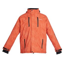 Softshelljacke DEPROC Active "CHICOPEE WOMEN", Damen, Gr. 36 (S), orange, 96% Polyester; 4% Elastan, Windstopperb&uuml;ndchen mit Daumenl&ouml;chern,mit Schneefang,mit verstellbarem Klettverschluss, Jacken Softshelljacke, auch in Gro&szlig;en Gr&ouml;&szlig;en erh&auml;ltlich